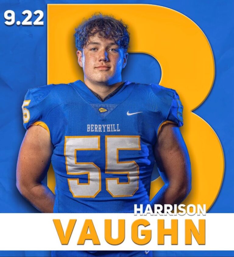 Berryhill’s Harrison Vaughn – Football Spotlight – Presented by Moton ...